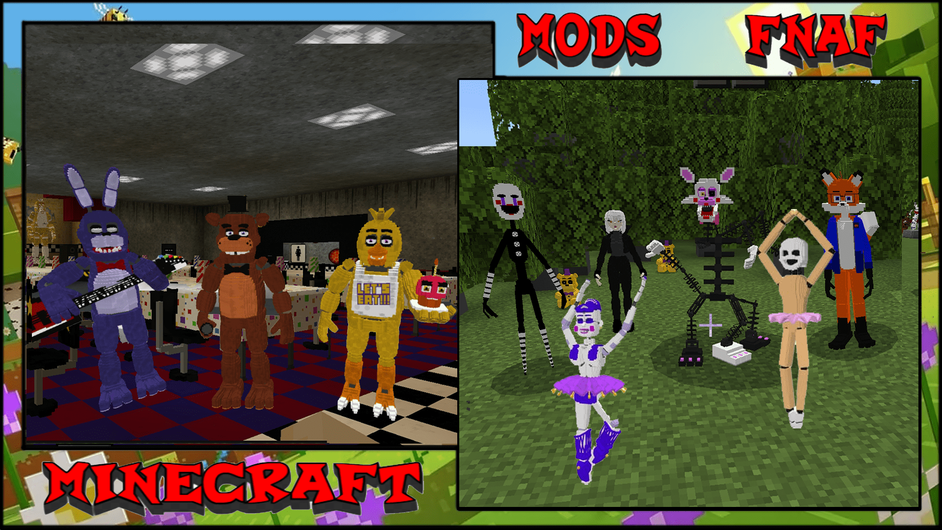 FNaF Mods Maps for Minecraft in Addon – Modsteria