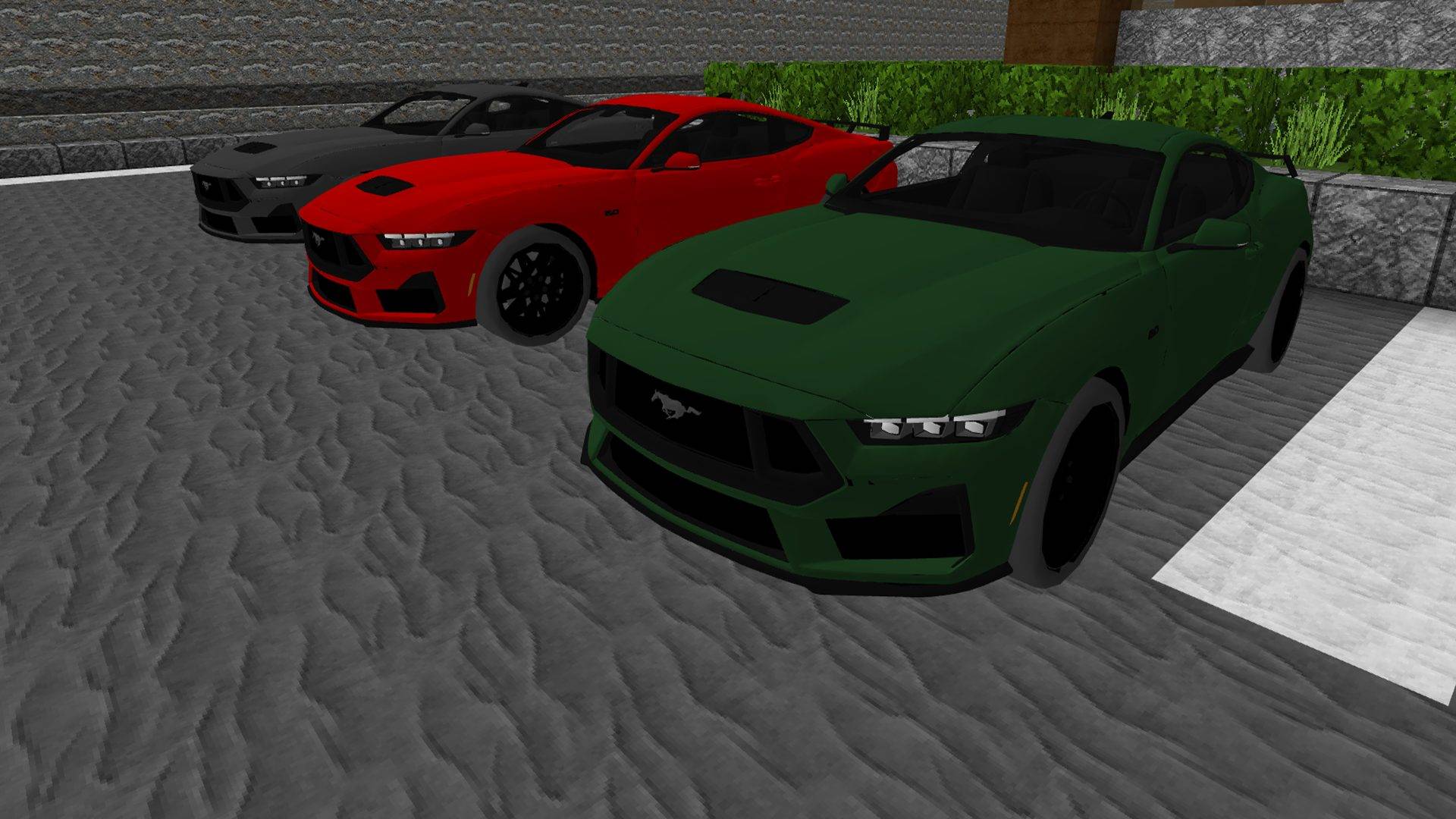 Mod Ford Mustang for Minecraft in Addon – Modsteria
