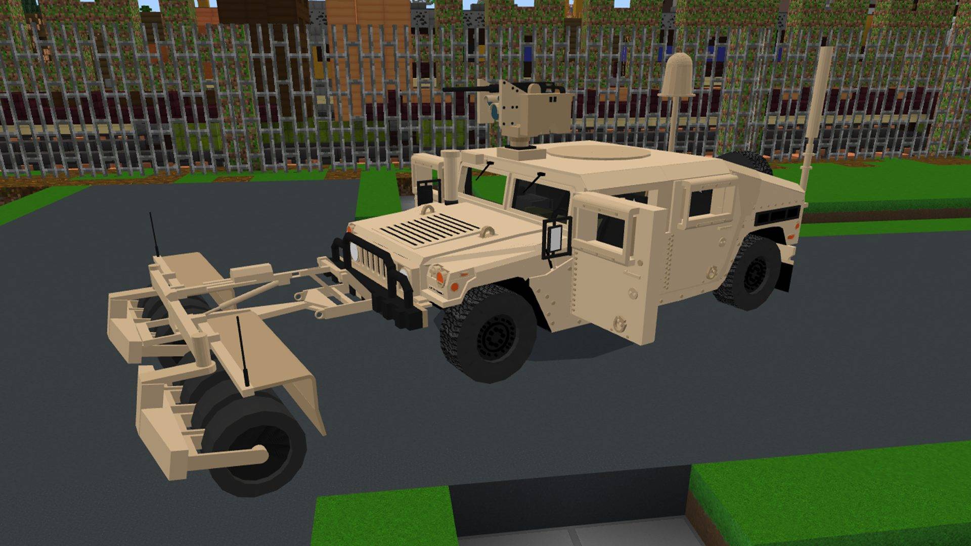 Mod M11512 Humvee with CROWS and Mine Roller – Modsteria